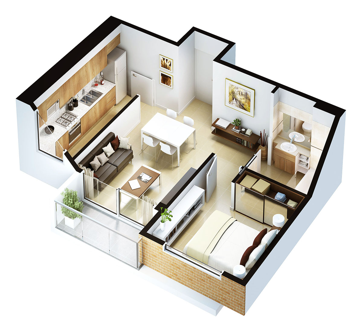 3D Floor Plans / 3DM Digital – 3D Renderings & Animations