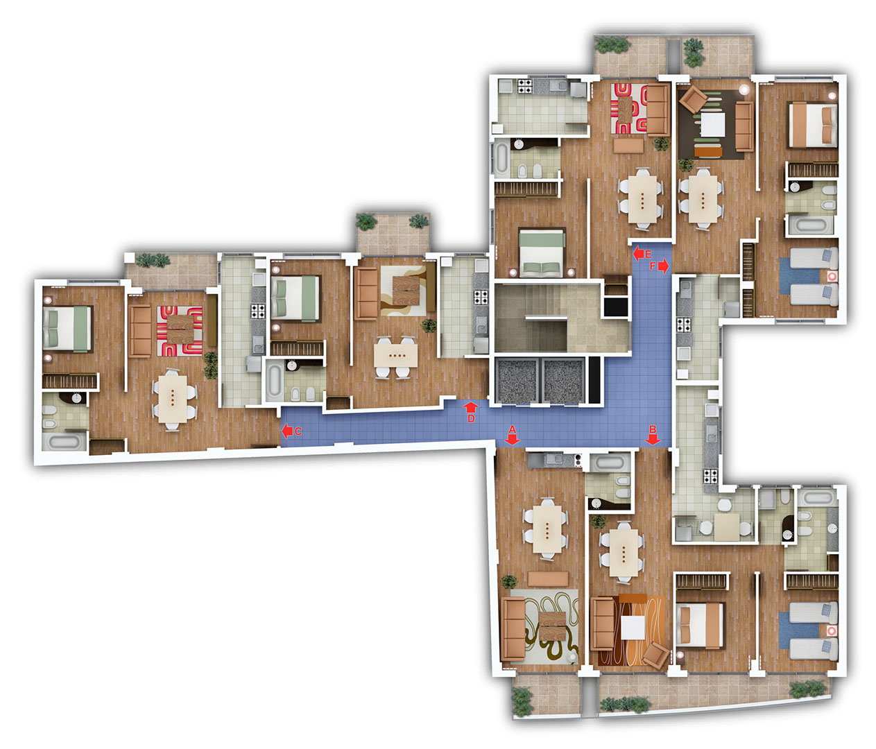 3D Floor Plans / 3DM Digital – 3D Renderings & Animations