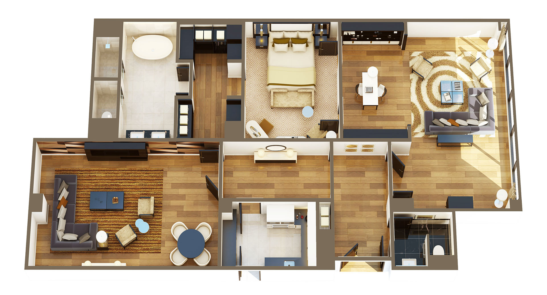 3D Floor Plans / 3DM Digital – 3D Renderings & Animations