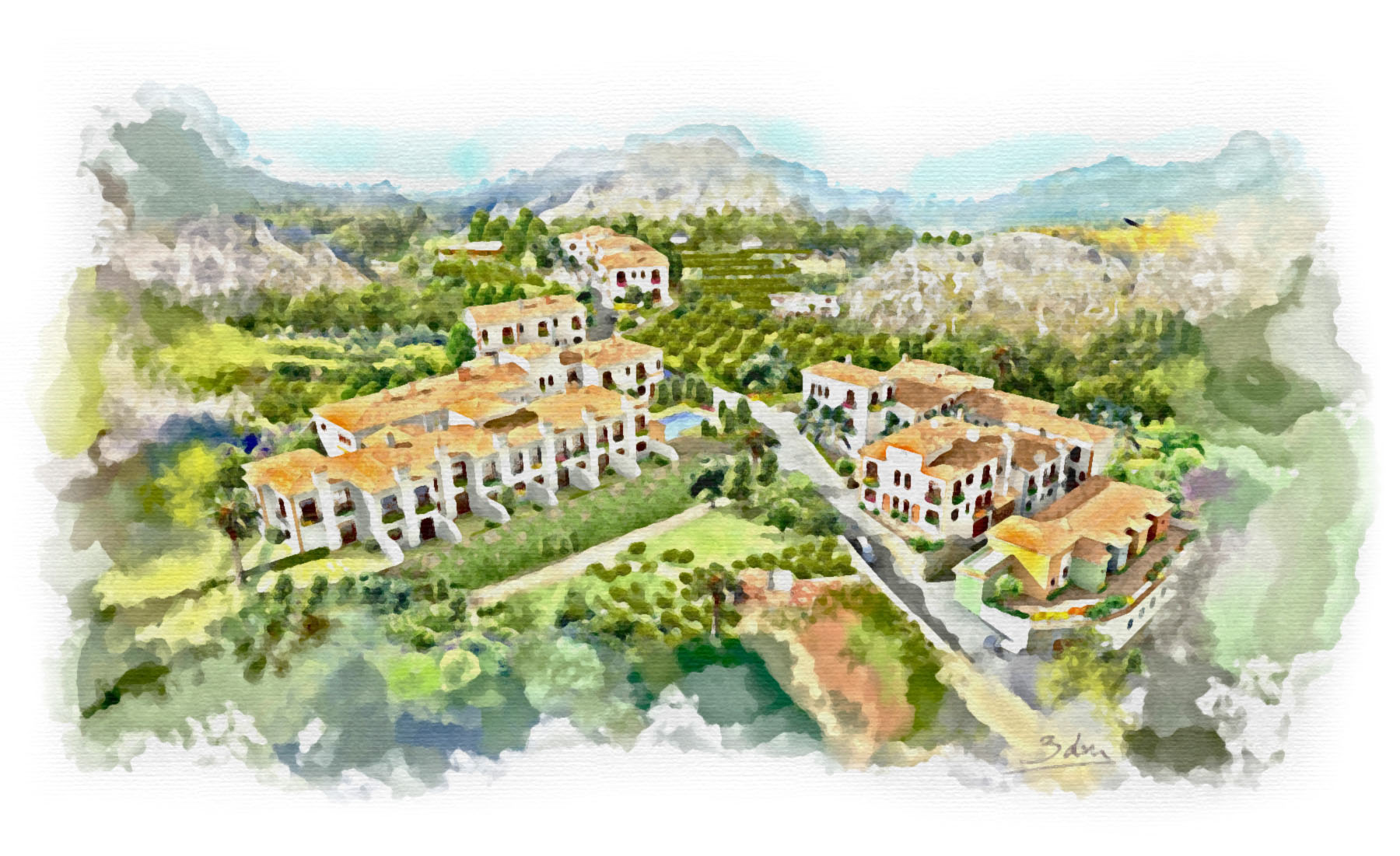 Watercolors / 3DM Digital – 3D Renderings & Animations