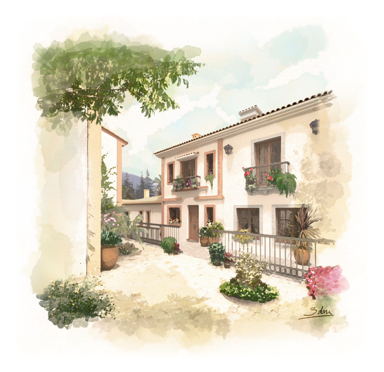 Watercolors / 3DM Digital – 3D Renderings & Animations